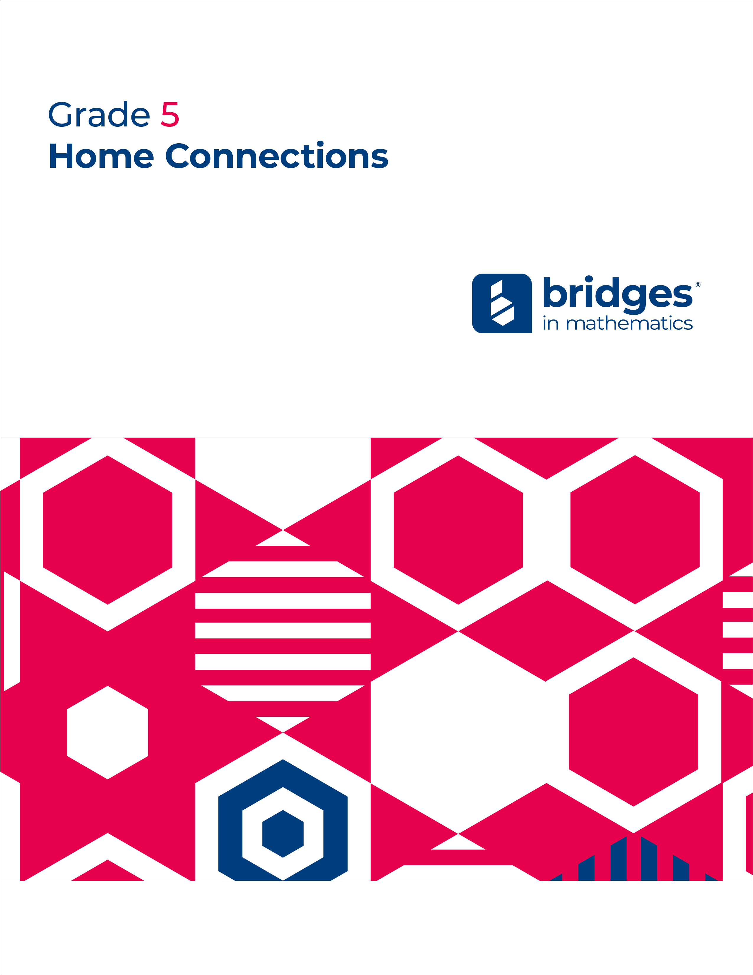 Bridges 3rd Edition Grade 5 Home Connections (5 Pack)