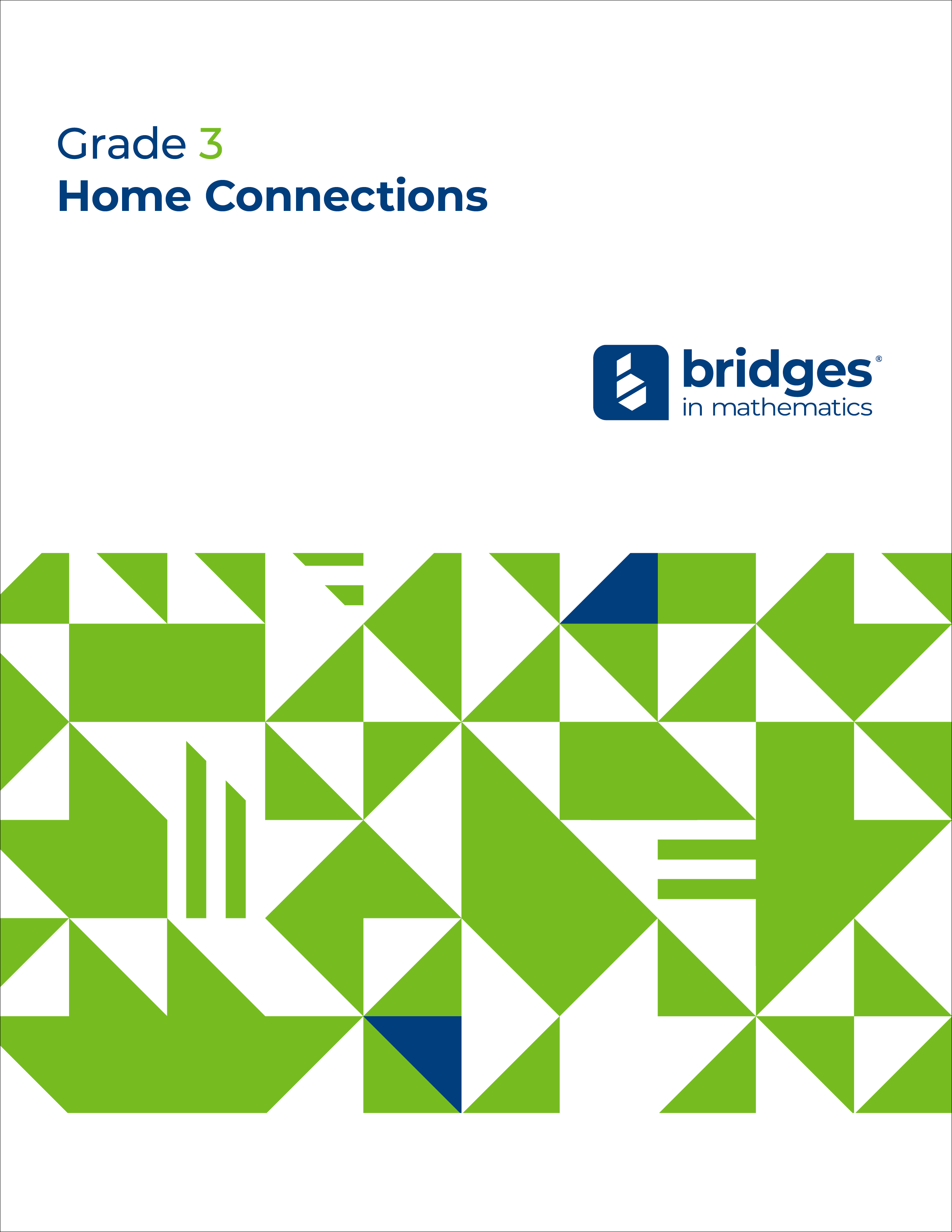Bridges 3rd Edition Grade 3 Home Connections (5 Pack)