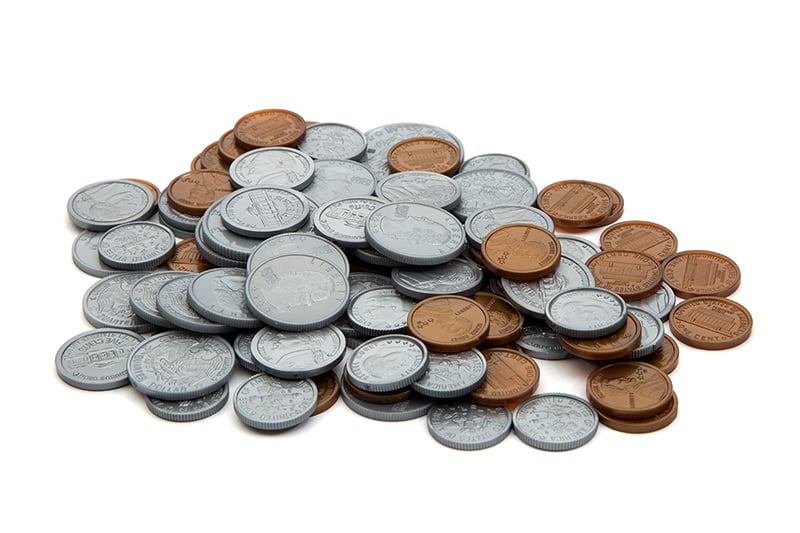 Coins, Plastic