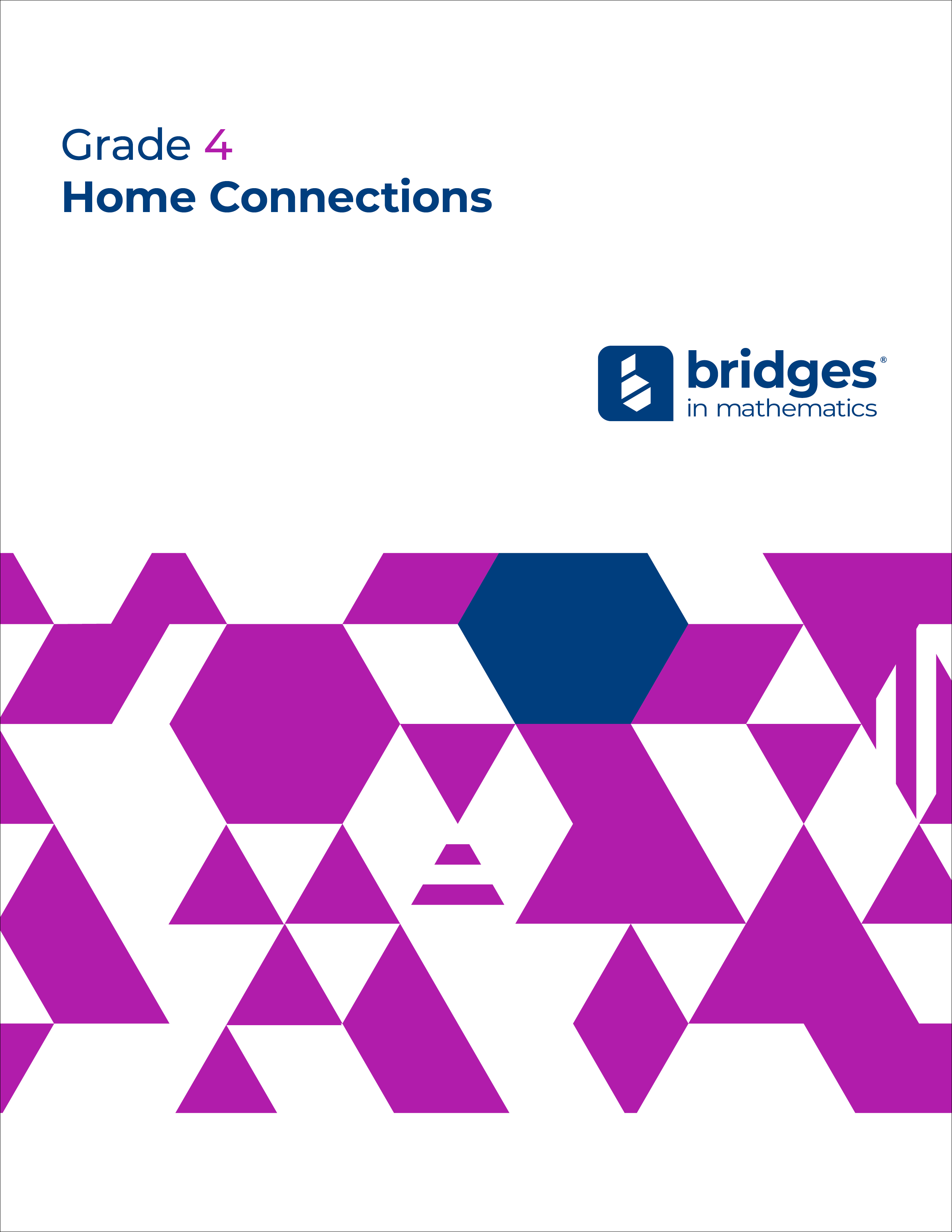 Bridges 3rd Edition Grade 4 Home Connections (5 Pack)